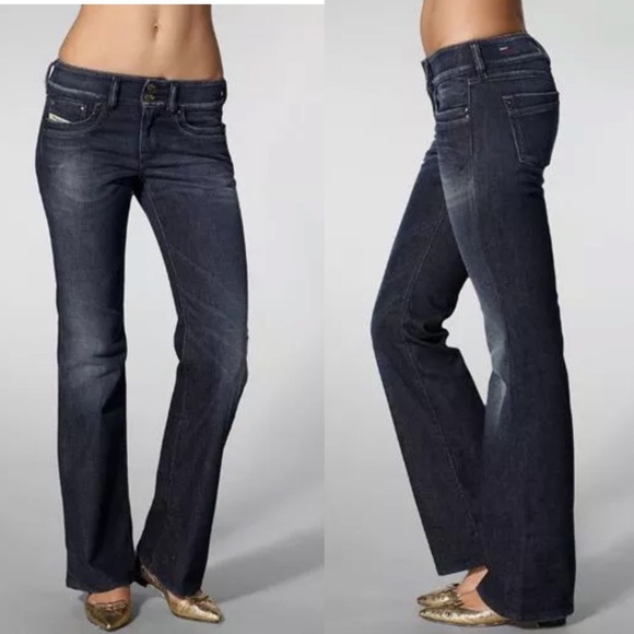 Diesel | Jeans | Diesel Ronhar Bootcut Womens Jeans 25 Run Small Fits ...